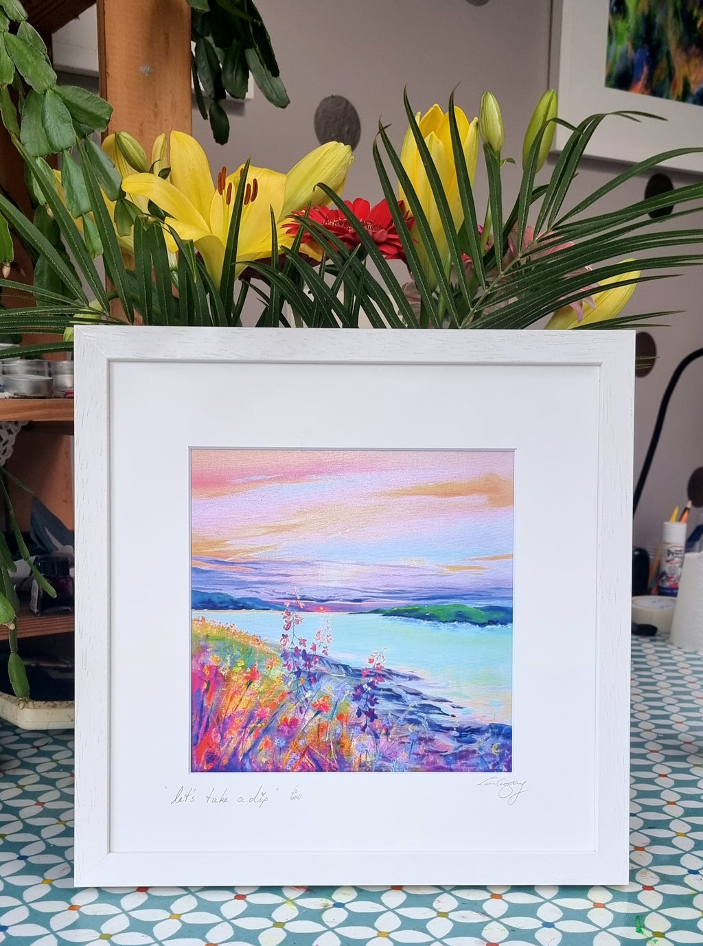 " let's take a dip" – Lani gregory- Art